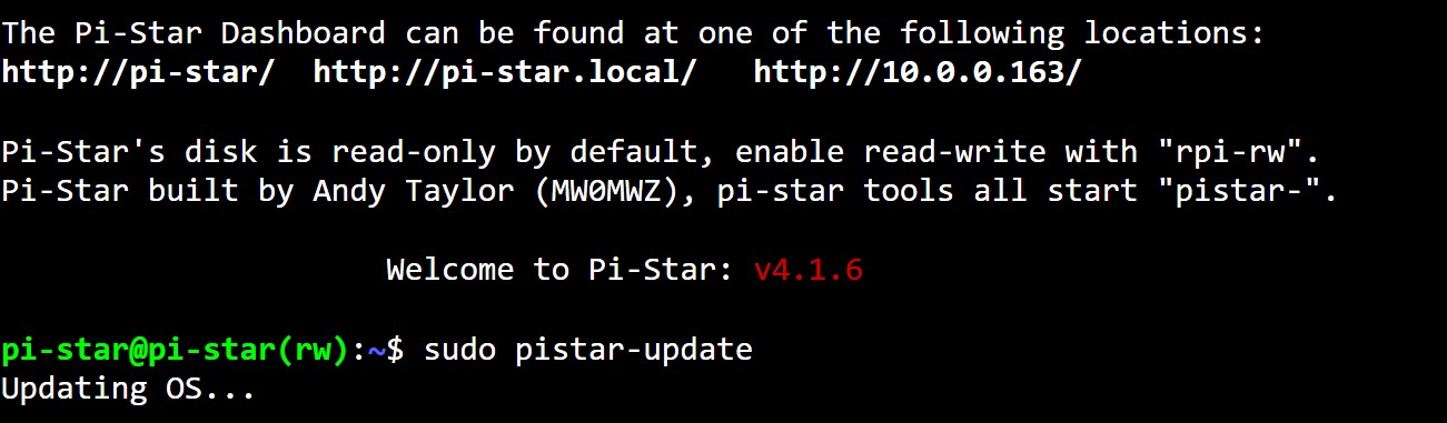 DMR: pistar update and upgrade – Boca Raton
